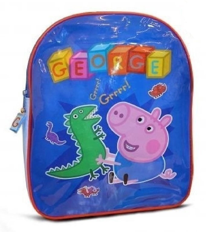 George Greta Gris Peppa Pig Blå Reppu väska - Laukkukauppa24.fi